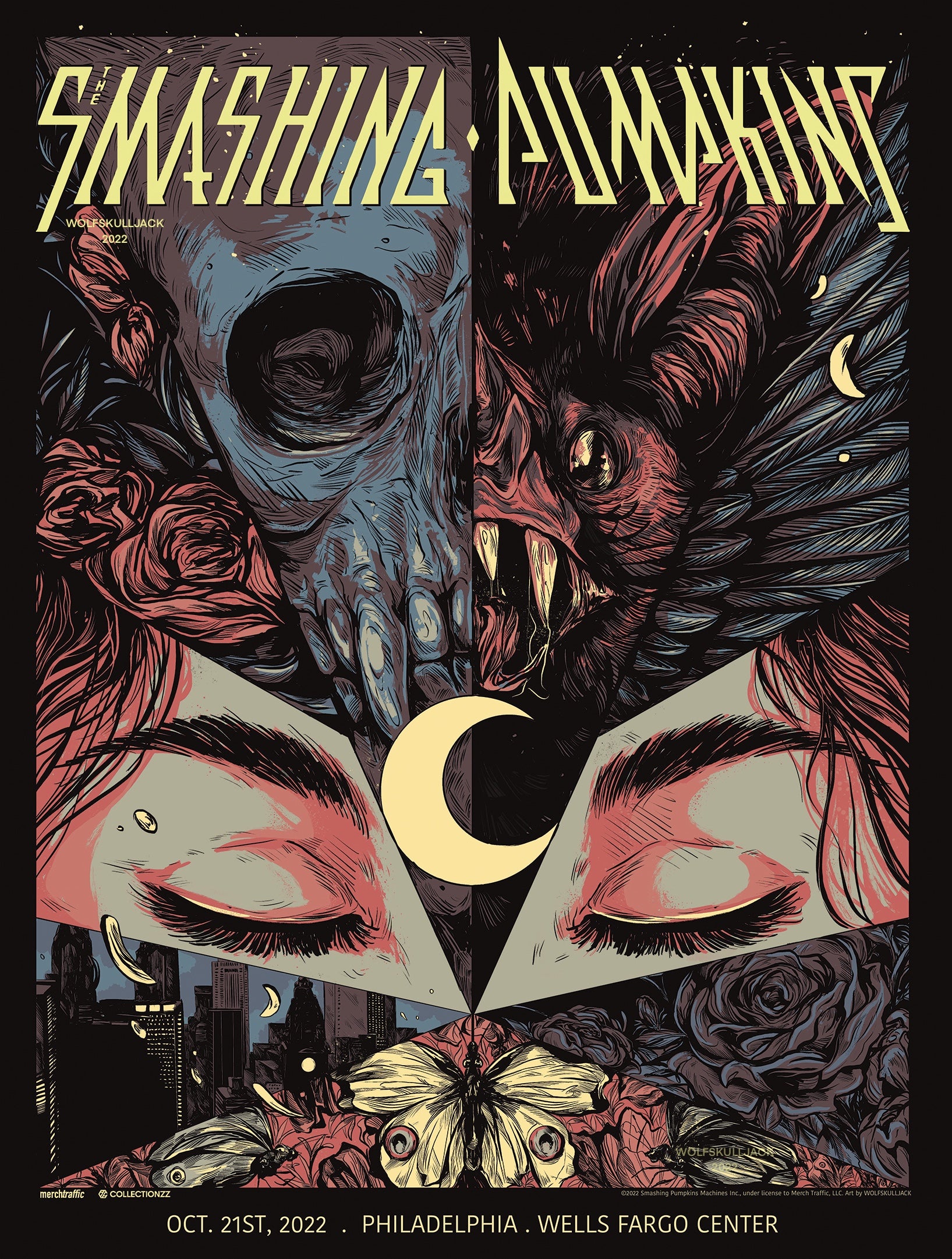 AP Smashing Pumpkins poster – WolfSkullJack Art